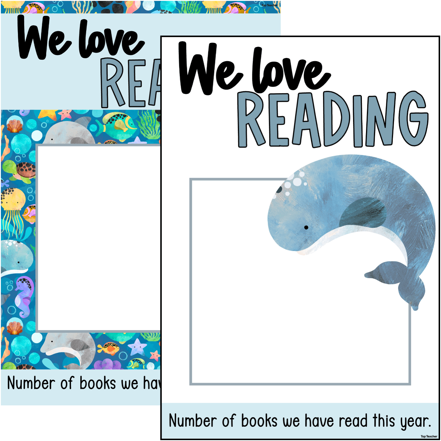 We Love Reading Books Ocean Wonderland - Top Teacher