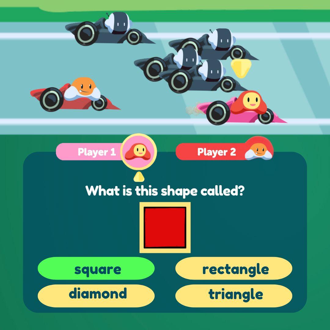 2D Shape Names LET’S RACE - Top Teacher