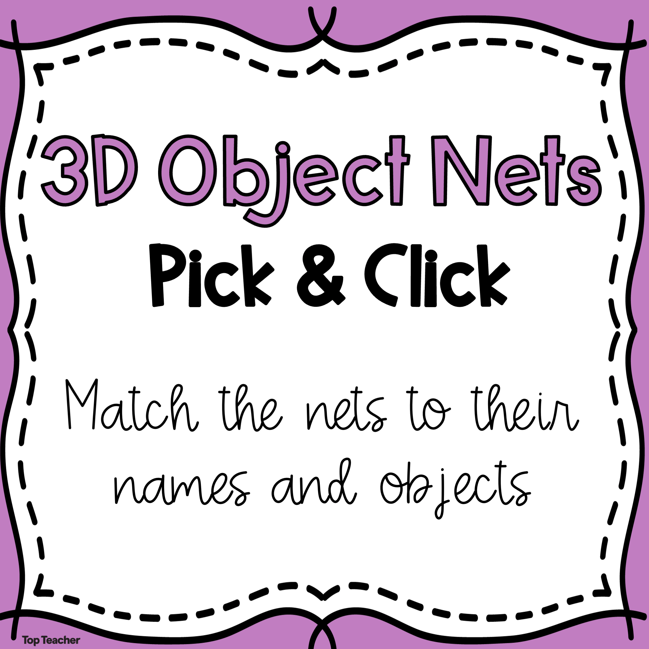 3D Objects Pick & Click POWERPOINT - Top Teacher