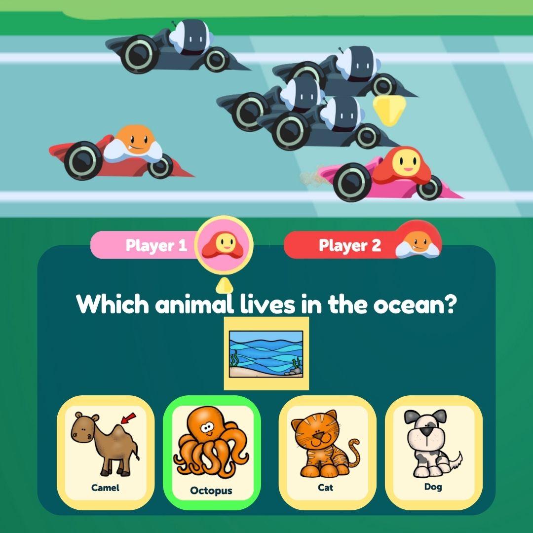 Animal Habitats LET’S RACE - Top Teacher