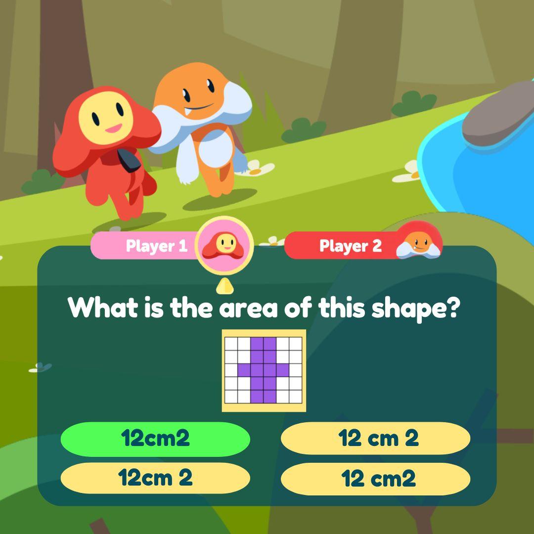 Calculate Area by Counting Squares LET’S HIKE - Top Teacher