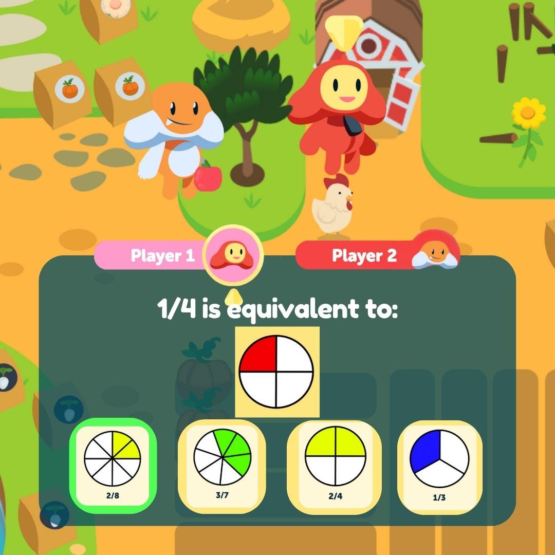 Equivalent Fractions with Models LET’S FARM - Top Teacher