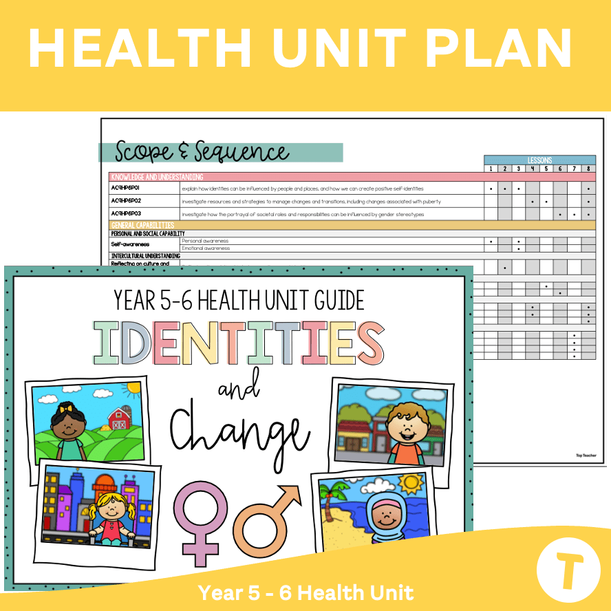 Health Years 5 & 6 Identities & Change UNIT PLAN - Top Teacher