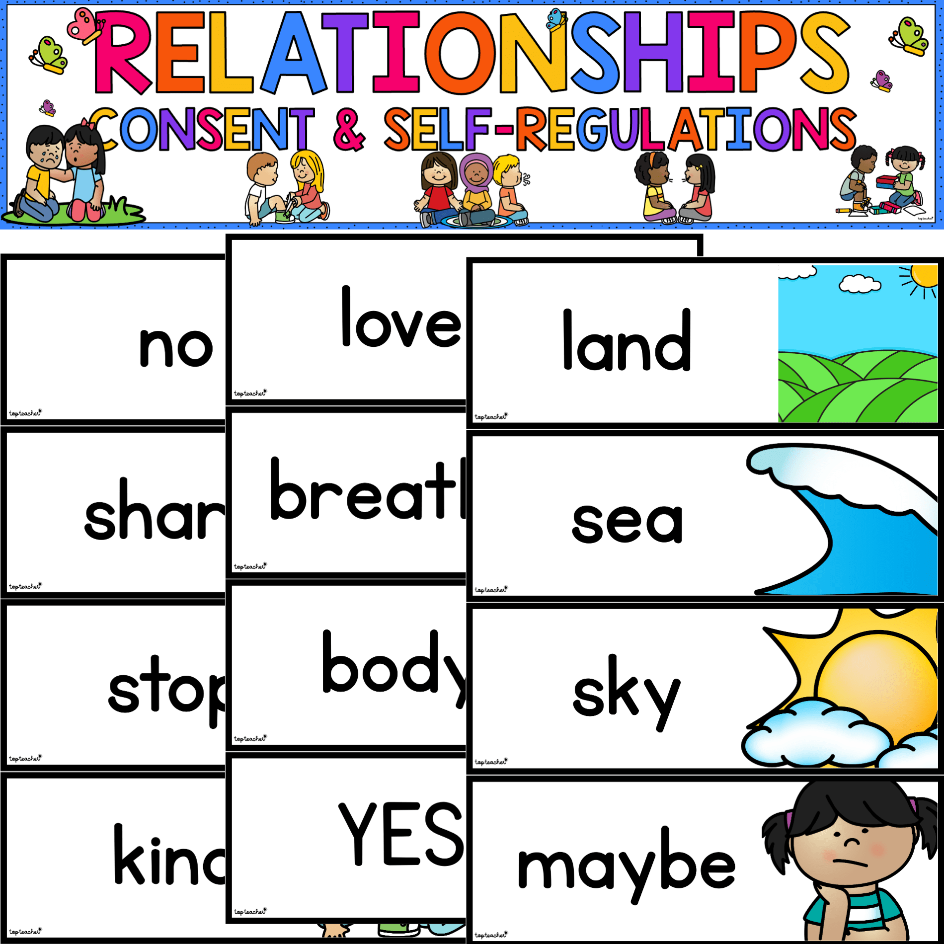 Health Year 1 & 2 Interacting with Others Display PACKAGE - Top Teacher