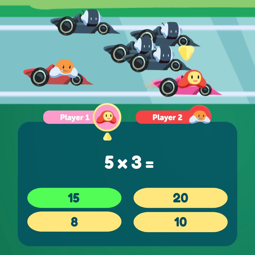 Mixed Multiplication: x1 to x12 LET'S RACE - Top Teacher