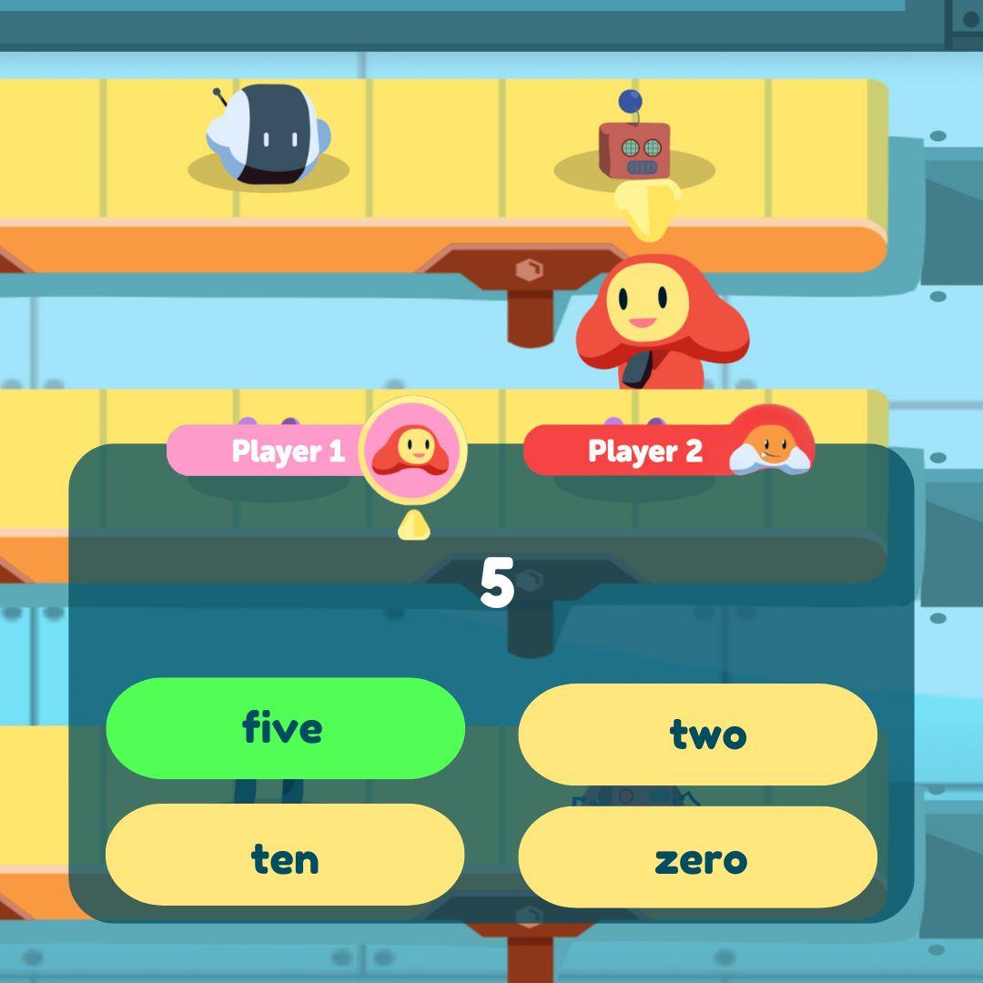 Numeral & Word Match: 0-10 LET’S BUILD - Top Teacher