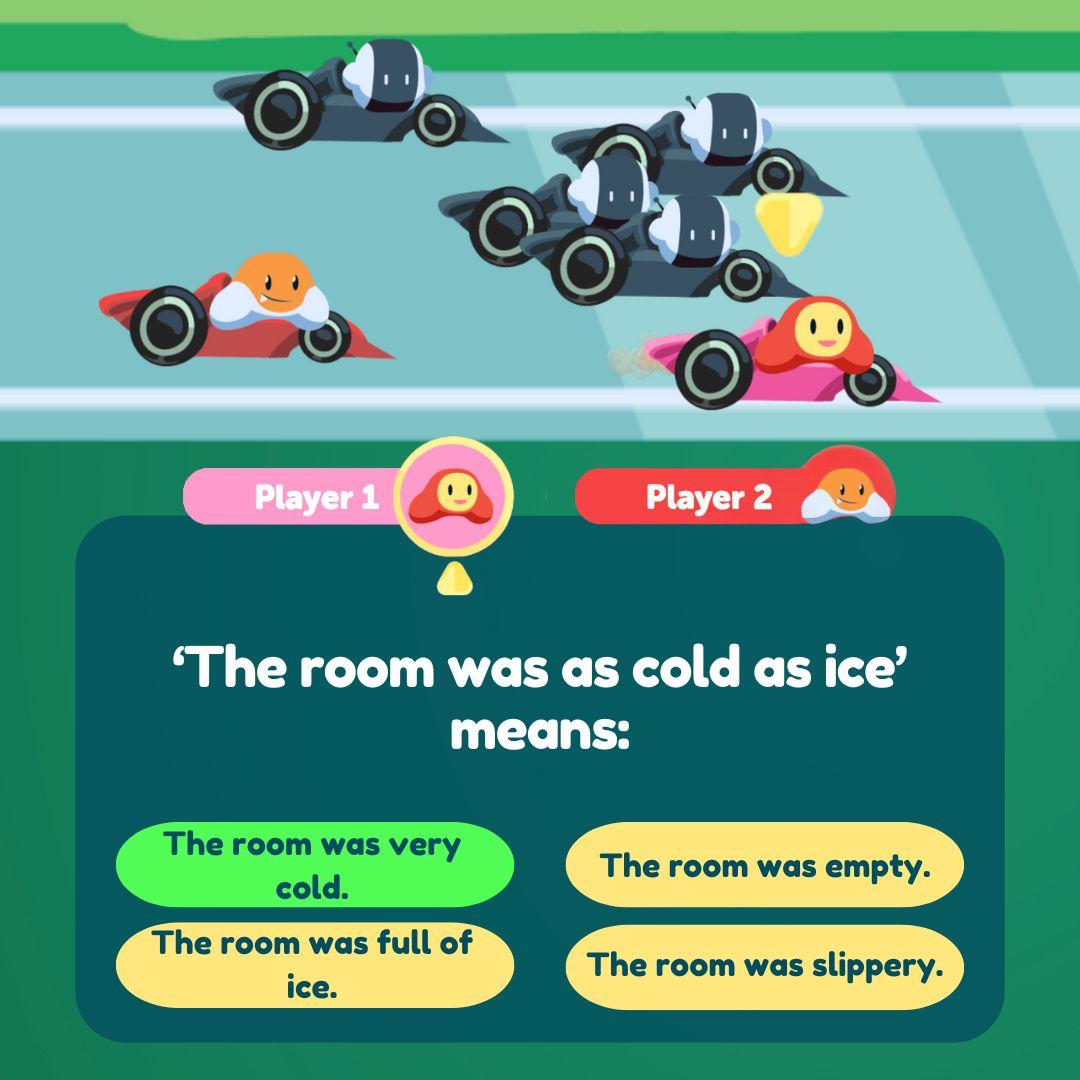 Simile & Metaphor Meanings LET’S RACE - Top Teacher