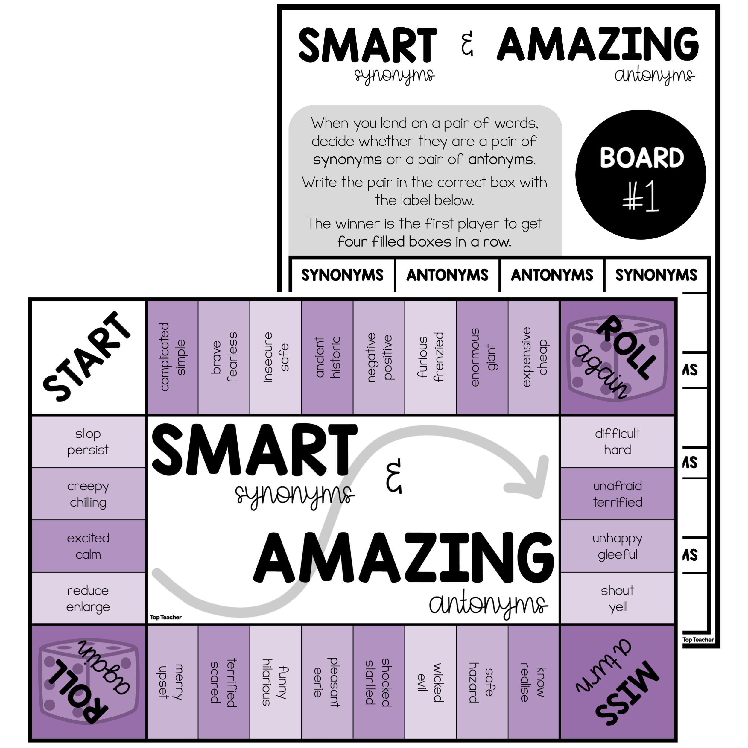 Smart Synonyms & Amazing Antonyms - Top Teacher