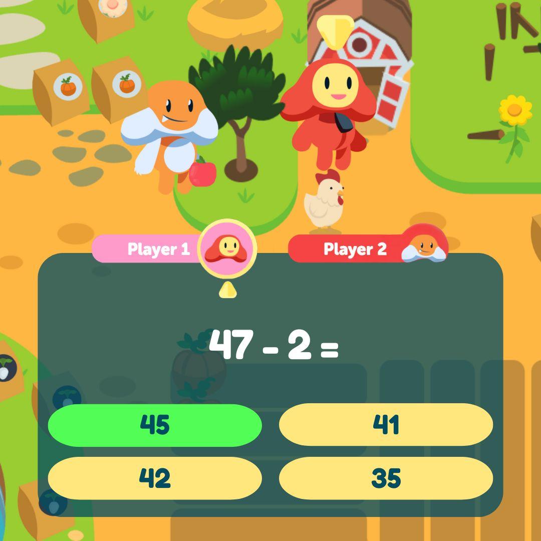 Subtraction: Single Digit from Numbers to 50 LET’S FARM - Top Teacher