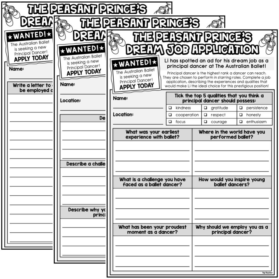 The Peasant Prince’s Dream Job Application - Top Teacher