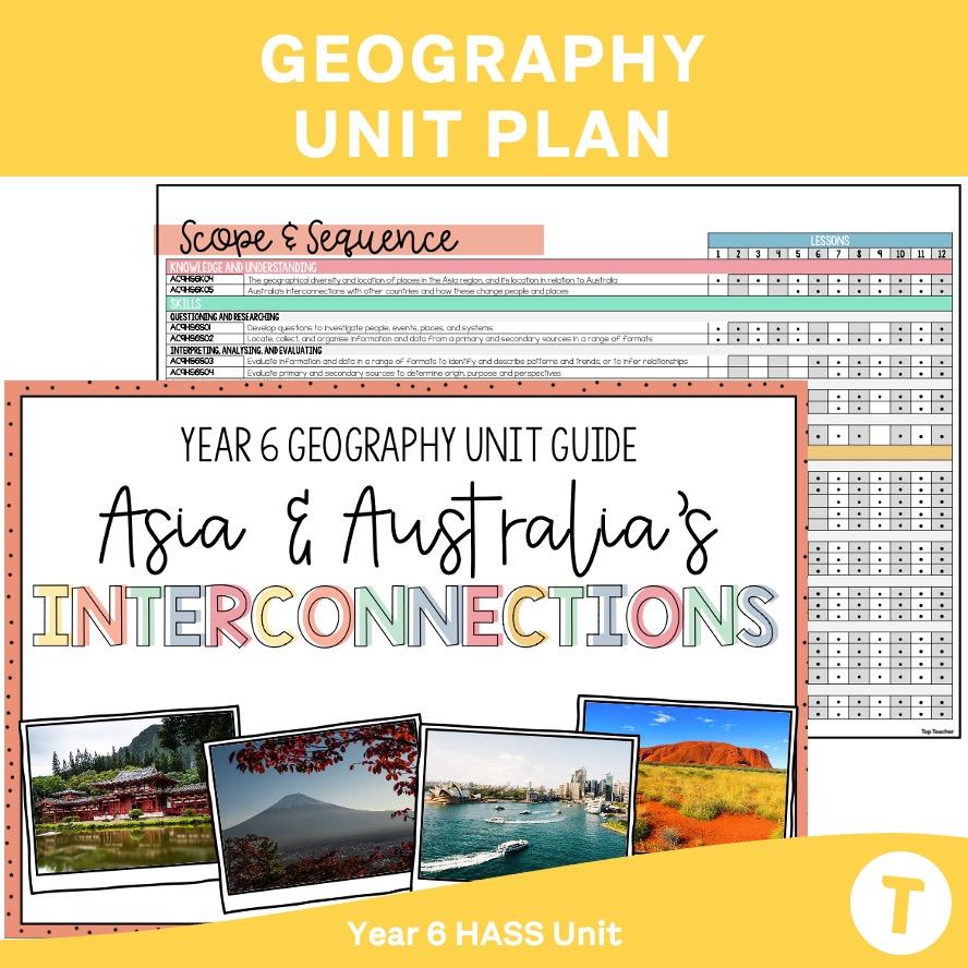 Geography Year 6 UNIT PLAN - Top Teacher