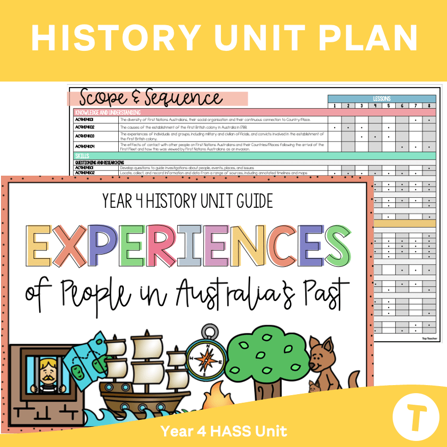 History Year 4 UNIT PLAN - Top Teacher