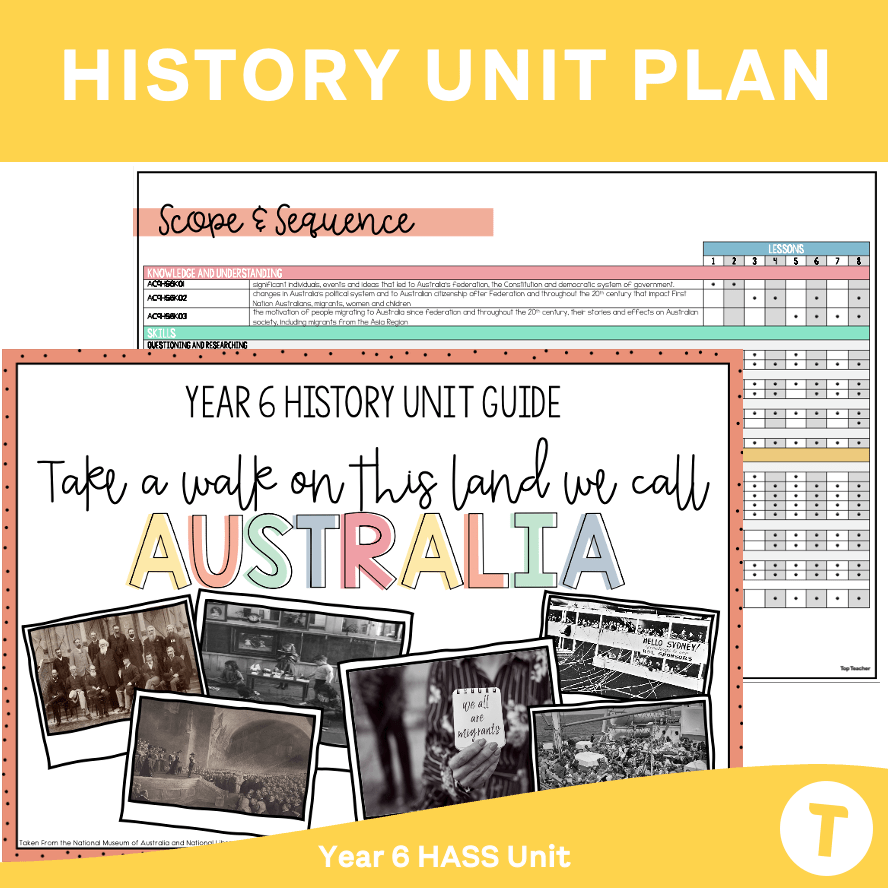 History Year 6 UNIT PLAN - Top Teacher