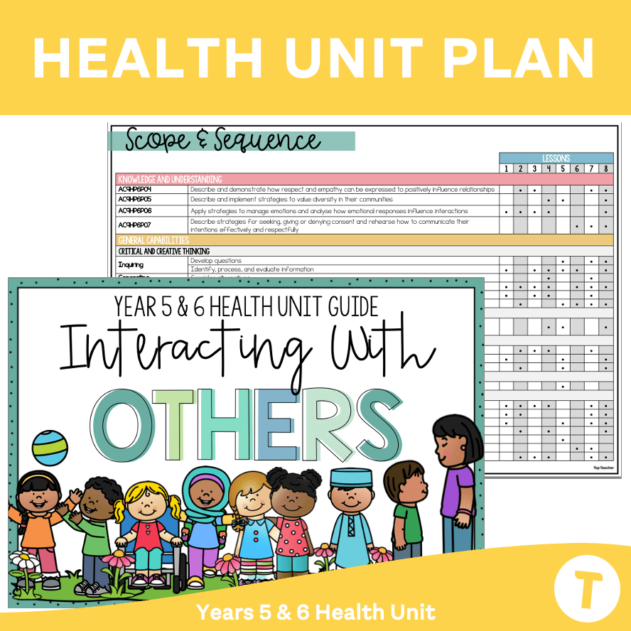 Health Years 5 & 6 Interacting with Others UNIT PLAN - Top Teacher