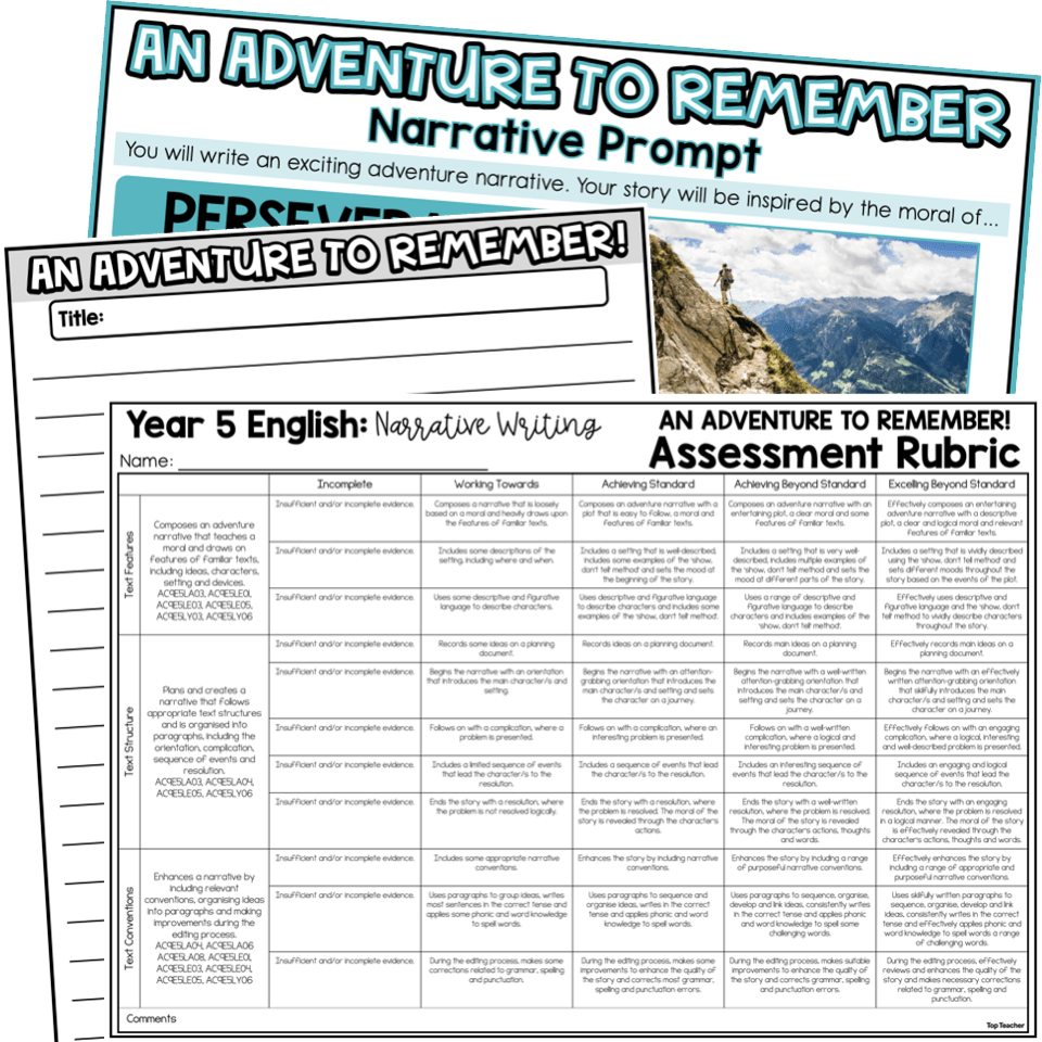 Year 5 Persuasive Writing Assessment: Exposition - Top Teacher