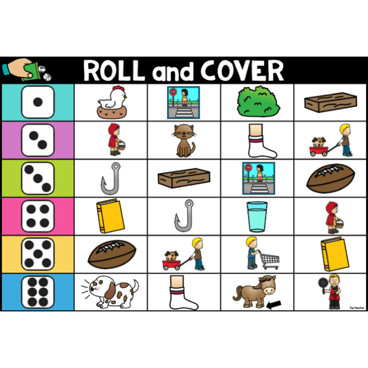 Roll & Cover: /oo/ (book) - Top Teacher