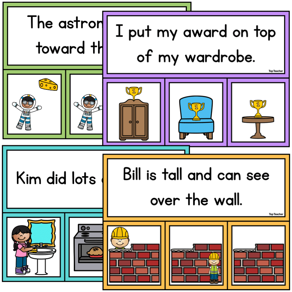 Sentence Peg Cards: /or/ - Top Teacher