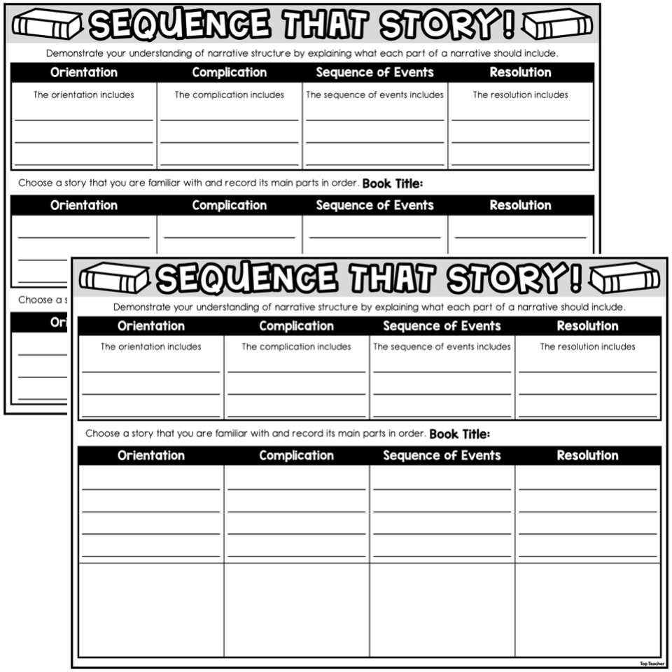 Sequence That Story - Top Teacher
