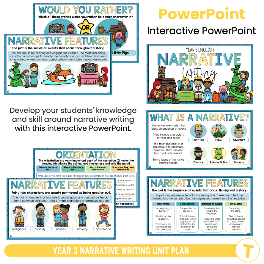Narrative Writing Year 3 UNIT PLAN - Top Teacher