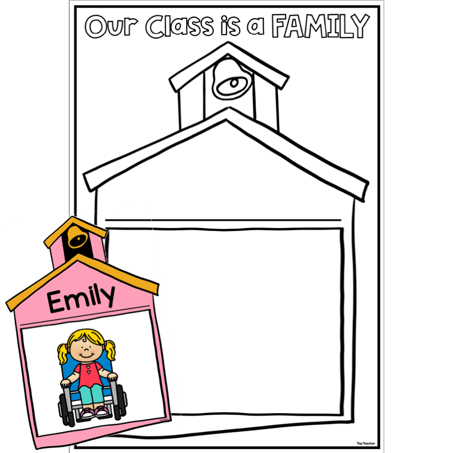 Our Class is a Family Self-Portrait: Back to School - Top Teacher