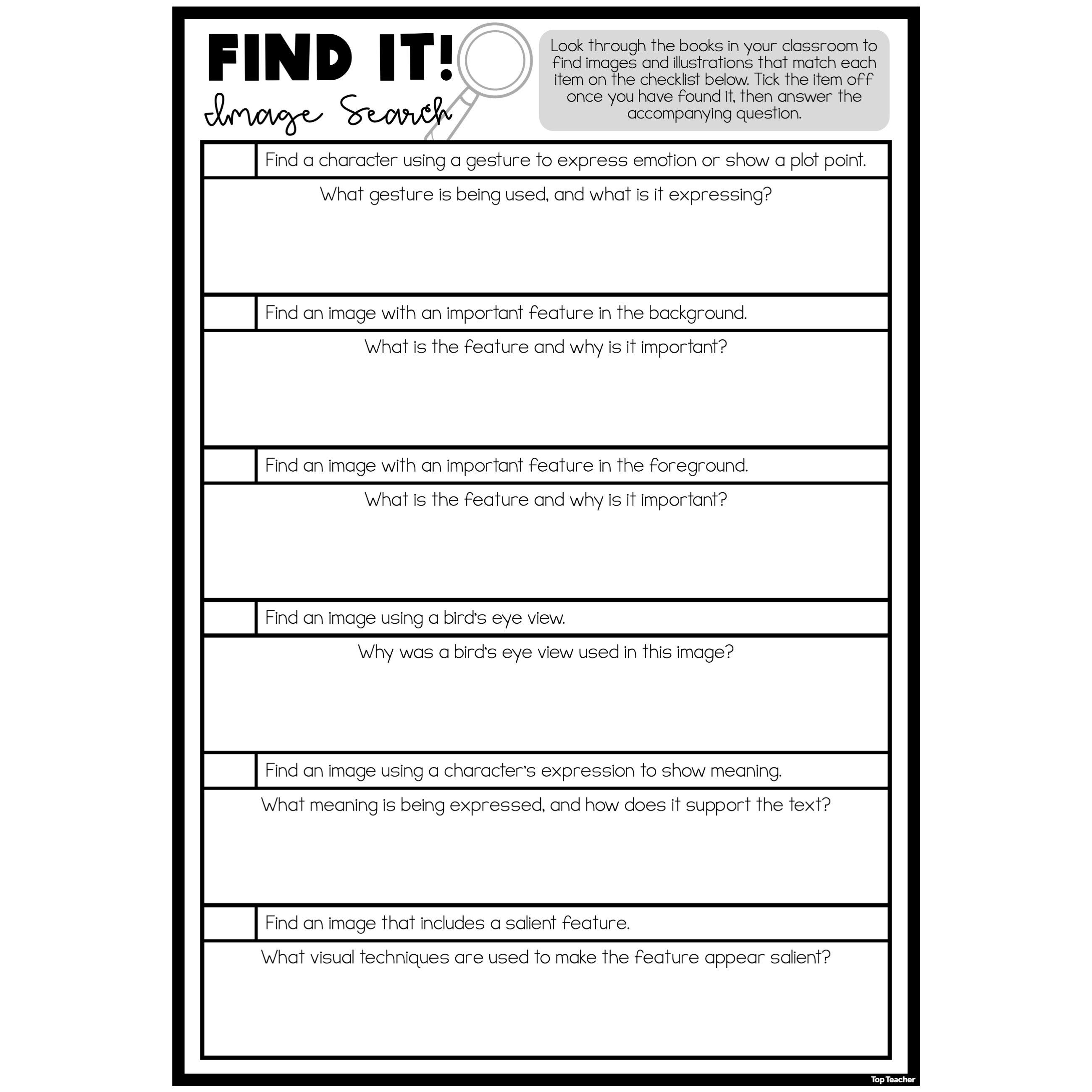 Find It! Image Search - Top Teacher