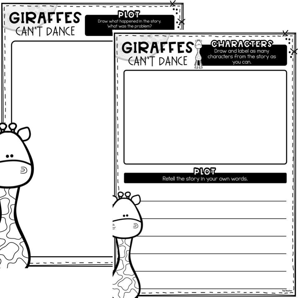 Giraffes Can’t Dance Worksheets - Top Teacher