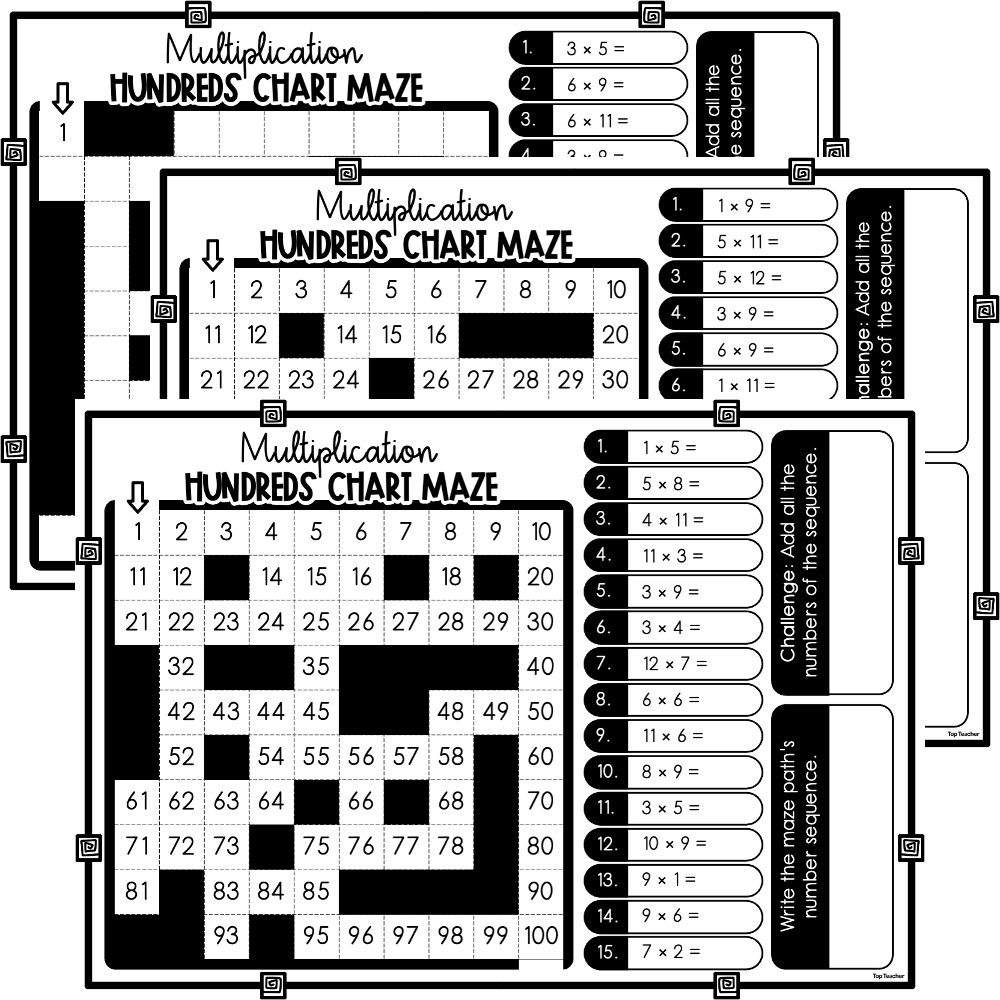 Hundreds Multiplication Chart