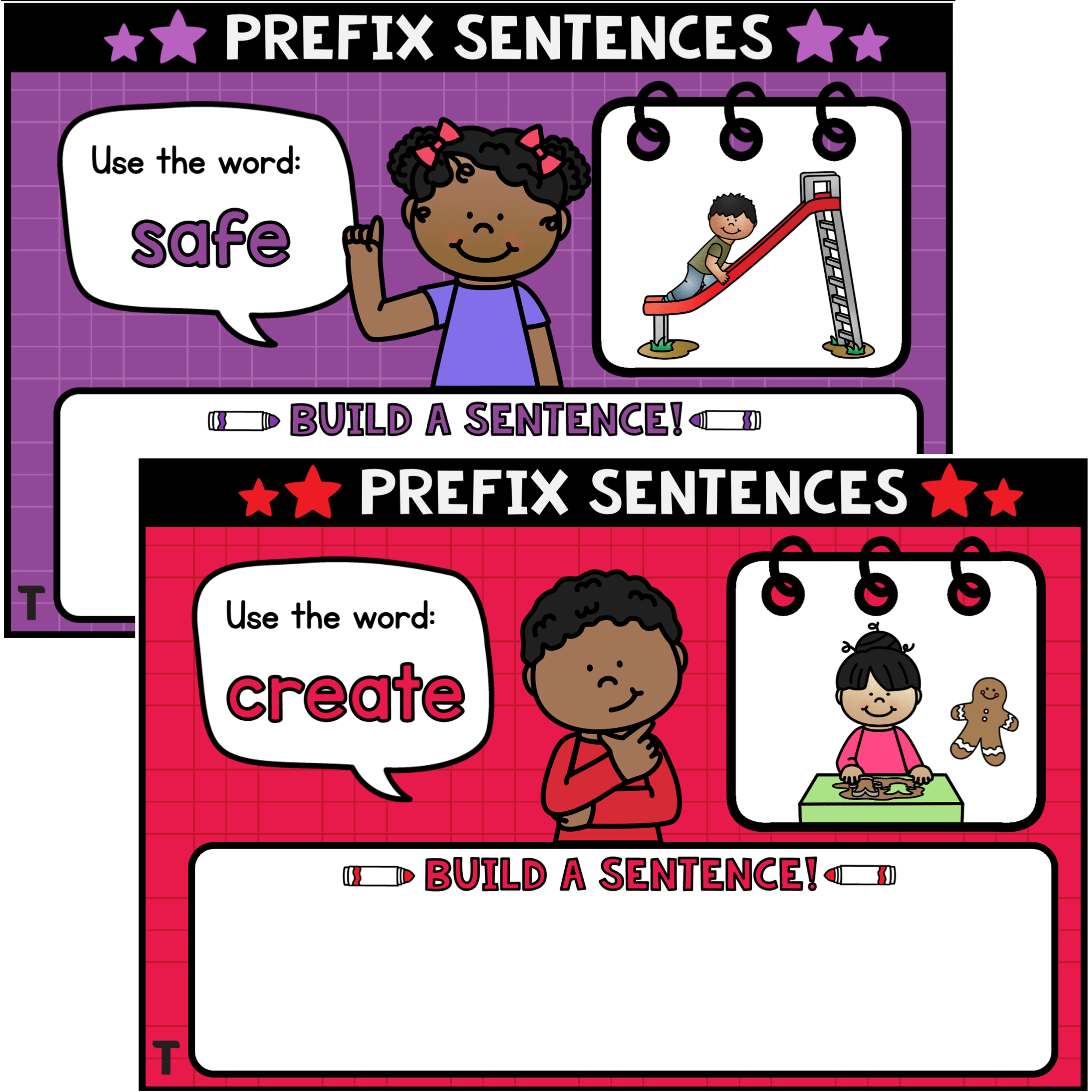 Prefix Task Cards: Prefix Sentences - Top Teacher