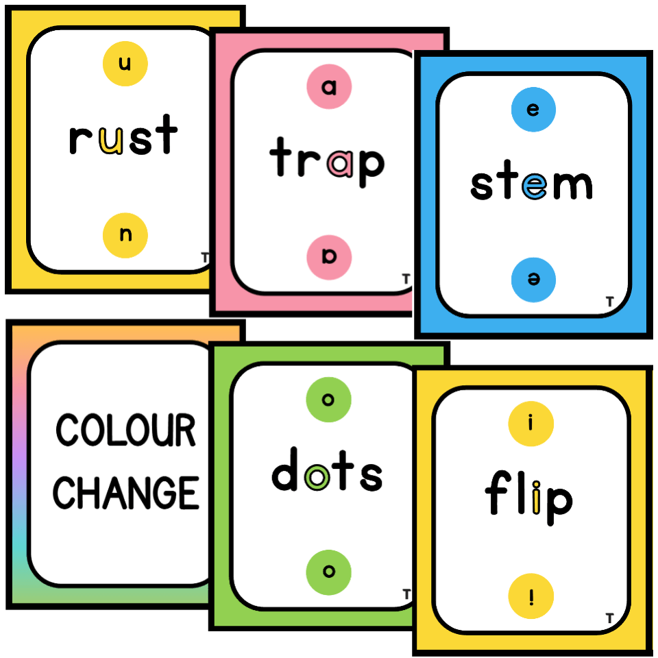 Phuno Phonics Card Game: CVCC & CCVC Words - Top Teacher