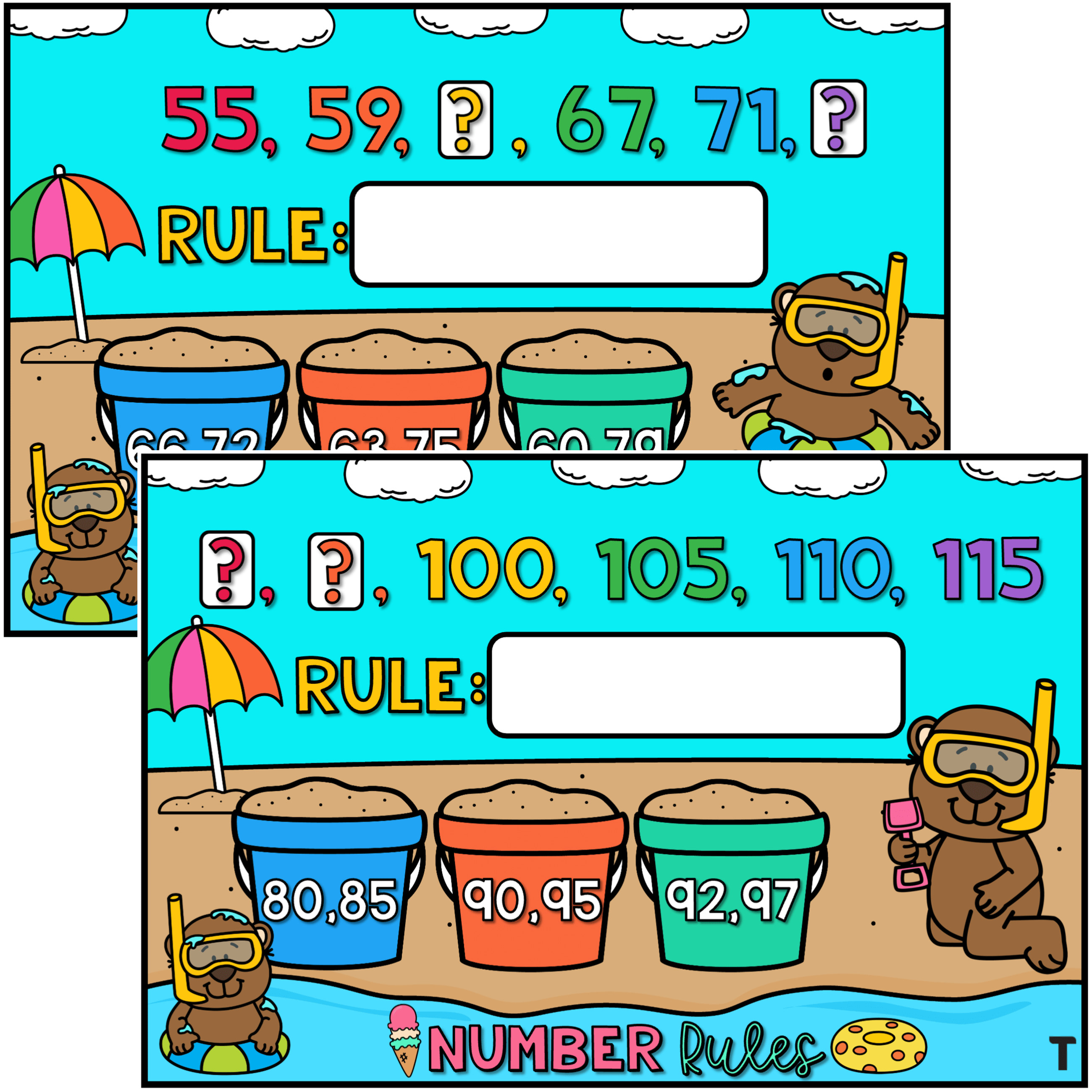 Additive Patterns Task Cards: Number Rules - Top Teacher