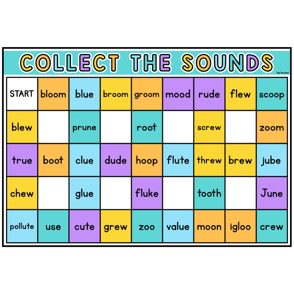 Collect the Sounds Game: /oo/ (moon) - Top Teacher