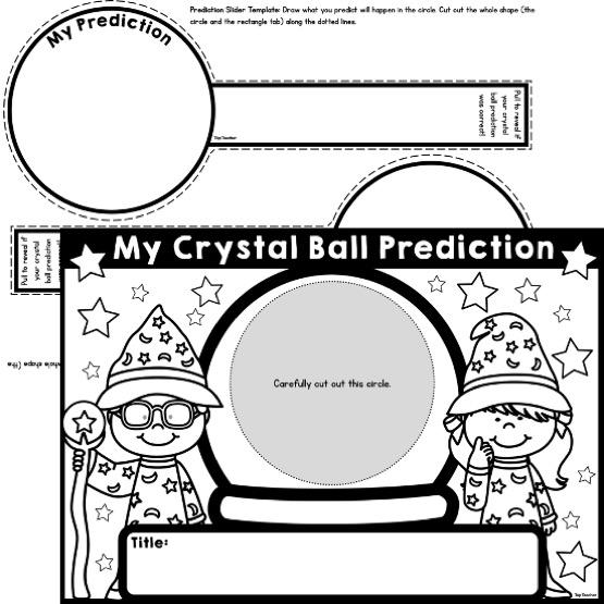 Comprehension Craft: Crystal Ball Prediction & Summary Slider - Top Teacher