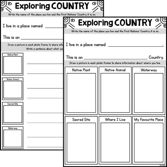 NAIDOC Week: Exploring Country Worksheets - Top Teacher
