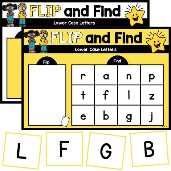Flip & Find: Lower & Upper Case Letters - Top Teacher