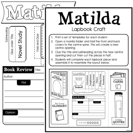 Matilda Lapbook Craft - Top Teacher
