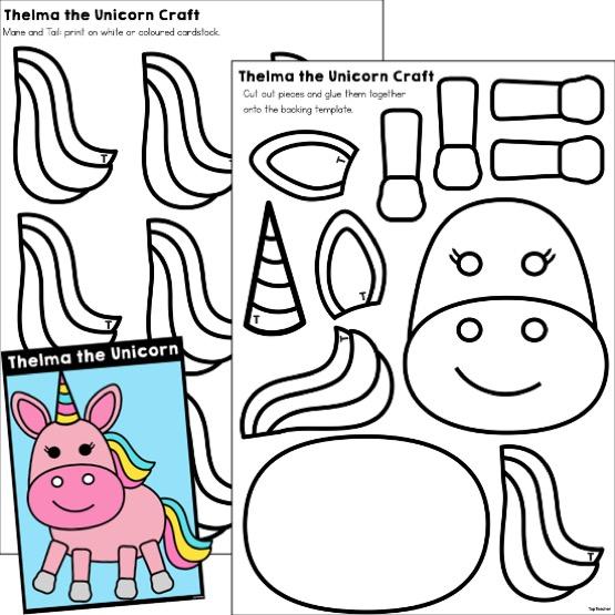 Thelma the Unicorn Craft - Top Teacher