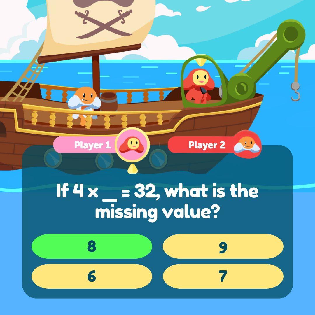 Finding Unknown Values: Multiplication LET'S SAIL - Top Teacher