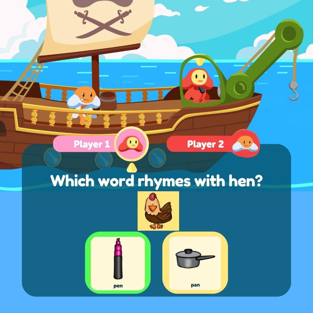 Match the Rhymes: CVC Words LET’S SAIL - Top Teacher