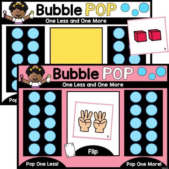 Bubble Pop: One Less & One More Numbers to 10 Game - Top Teacher