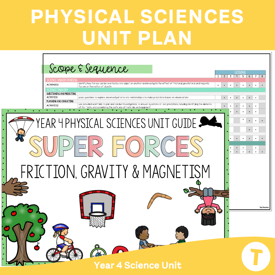 Physical Sciences Year 4 UNIT PLAN - Top Teacher