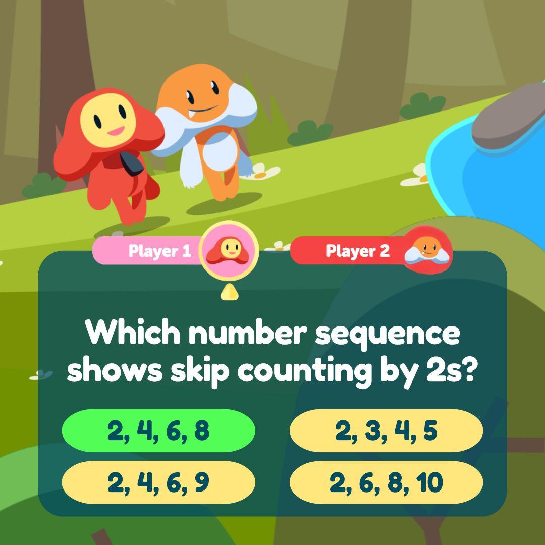 Skip Counting by 2s LET’S HIKE - Top Teacher