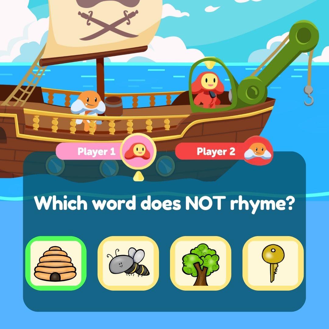 Rhyme Odd One Out LET’S SAIL - Top Teacher