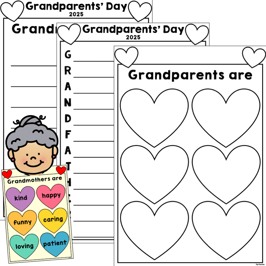 Grandparents’ Day Poem Templates - Top Teacher