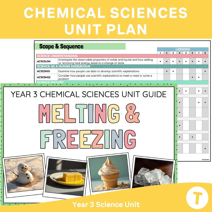 Chemical Sciences Year 3 UNIT PLAN - Top Teacher