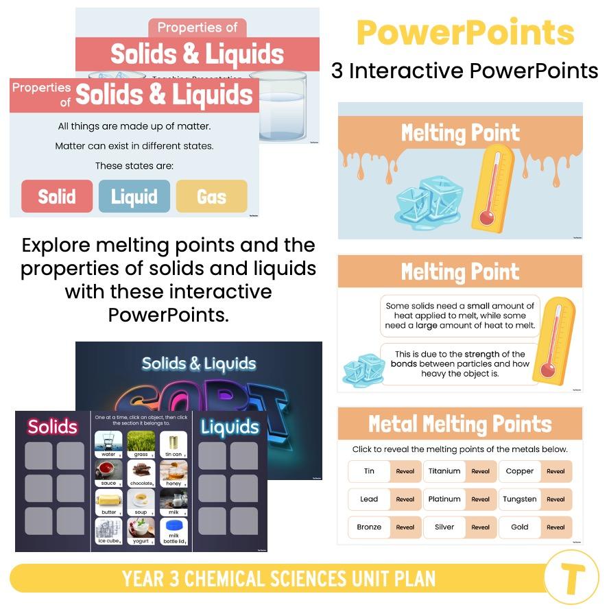 Chemical Sciences Year 3 UNIT PLAN - Top Teacher