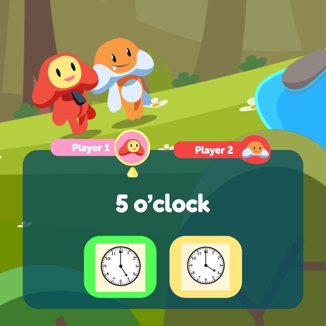 Telling the Time: O’Clock & Half Past LET’S HIKE - Top Teacher