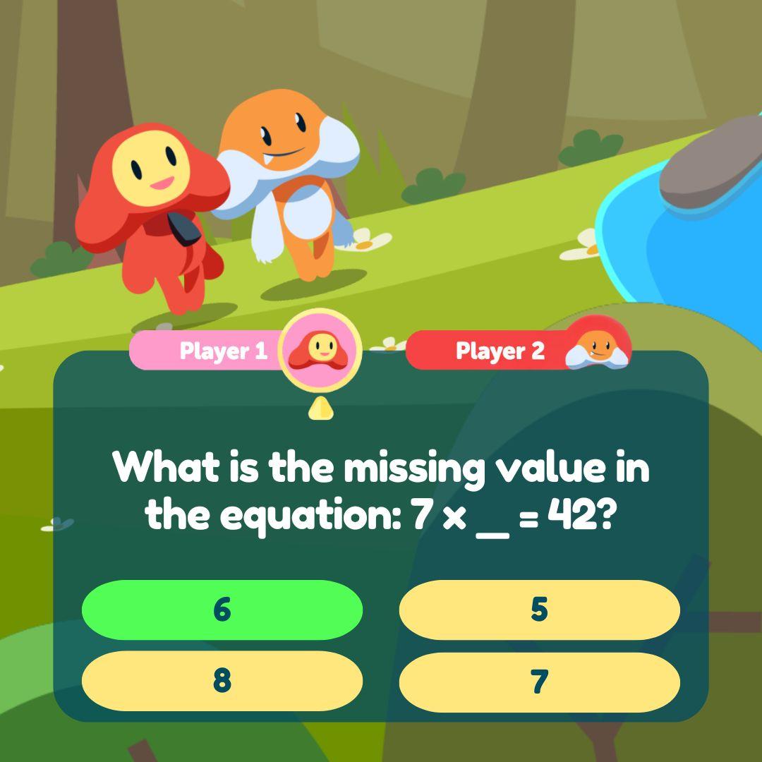 Finding Unknown Values: Multiplication LET'S HIKE - Top Teacher