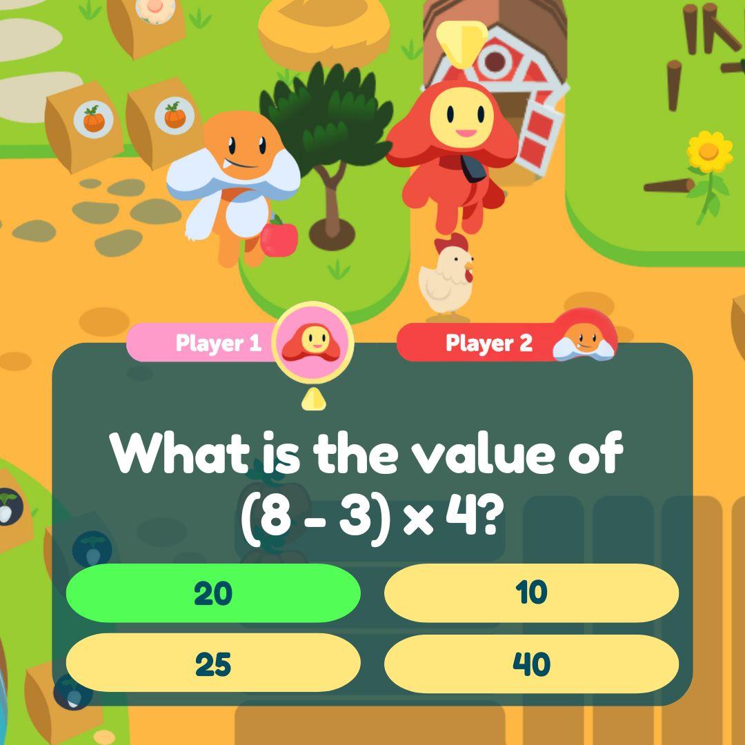 Finding Unknown Values: Order of Operations LET’S FARM - Top Teacher