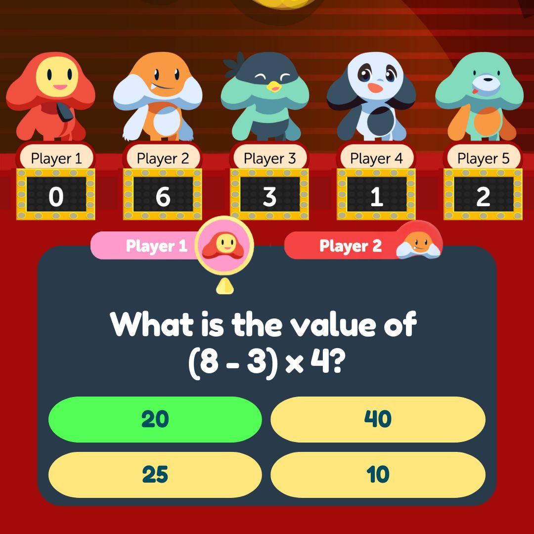 Finding Unknown Values: Order of Operations LET’S QUIZ - Top Teacher