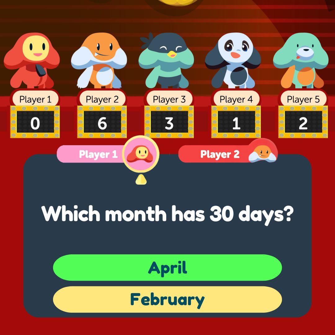 How Many Days in the Month? LET’S QUIZ - Top Teacher